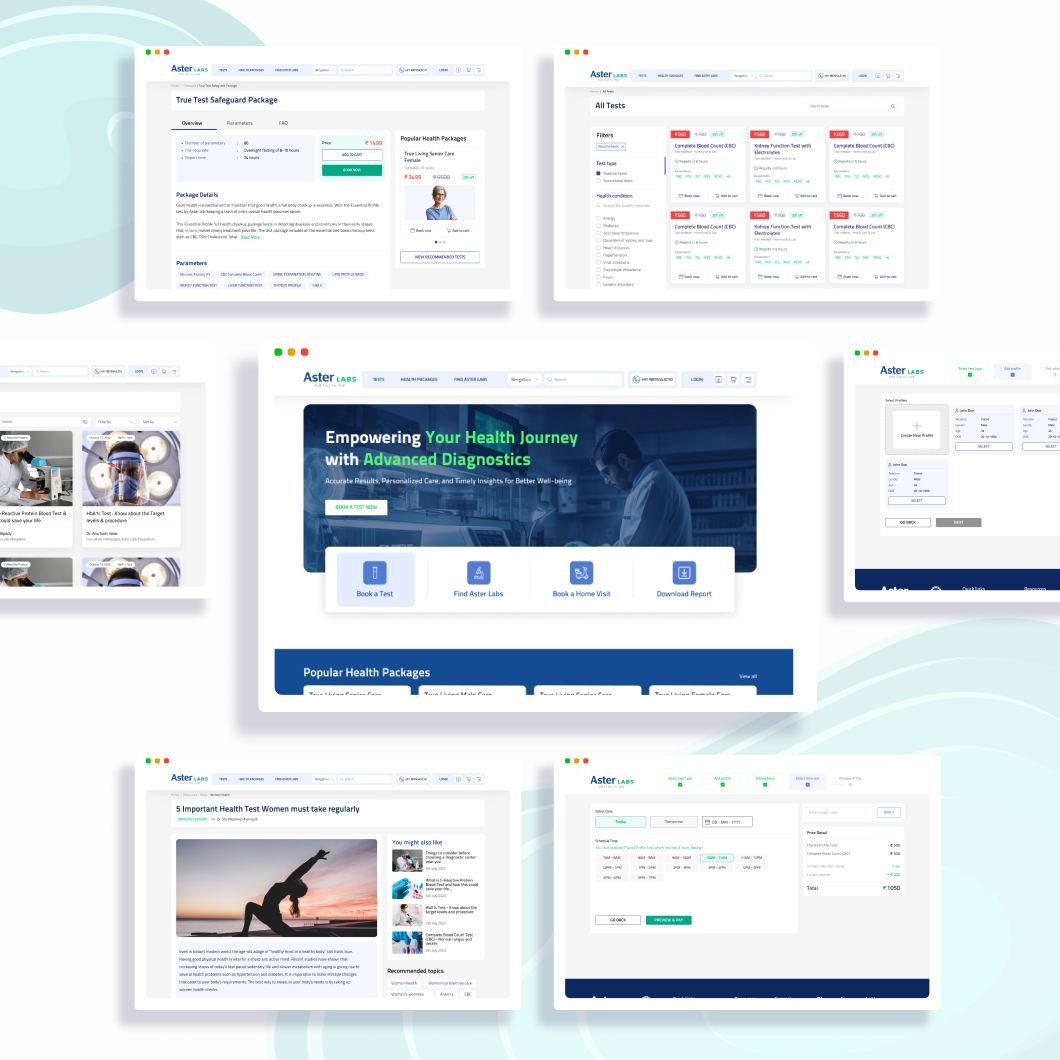 Online Diagnostic-Lab Services - Codewave - Works